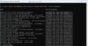 How to find GUID in Windows 11