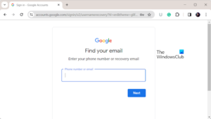 Couldn't find your Google Account [Fix]