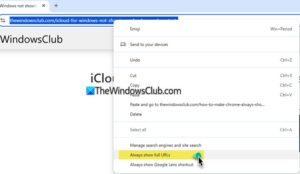 How to make Chrome always show full URL in the Address Bar
