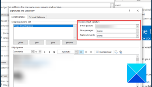 Outlook Signature disappears every day after reboot