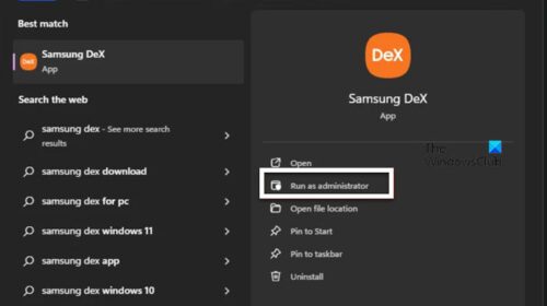 Samsung DeX not working or connecting