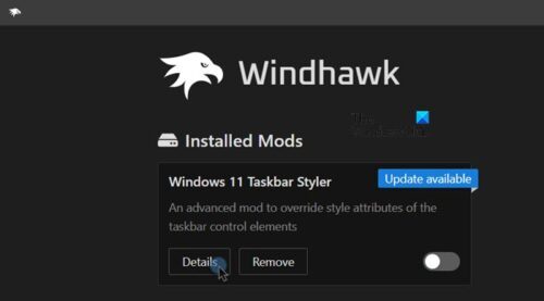 Windhawk Taskbar Styler lets you customize Windows 11 Taskbar