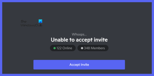 Discord Unable to accept invite [Fix]