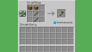 How to make a Wooden Hoe in Minecraft