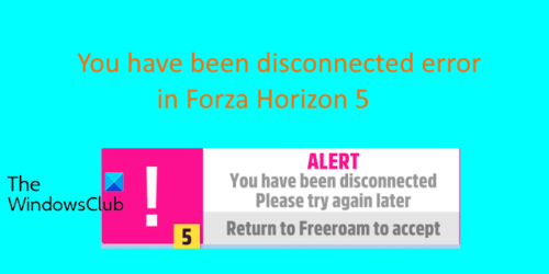 Forza Horizon 5 You have been disconnected error [Fix]