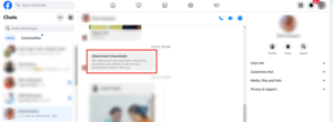 Attachment Unavailable in Messenger [Fix]