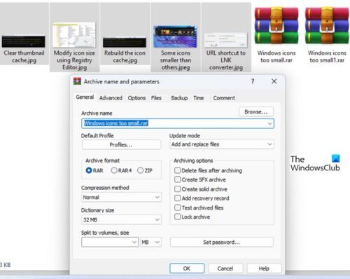 How to Split or Combine RAR files in Windows 11