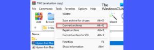 How to Split or Combine RAR files in Windows 11