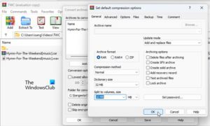How to Split or Combine RAR files in Windows 11