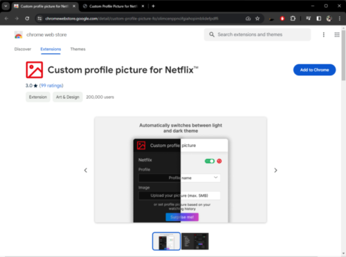 How to set a Custom Profile Picture in Netflix quickly