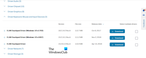 Uninstalled Touchpad from Device Manager; How to reinstall it?