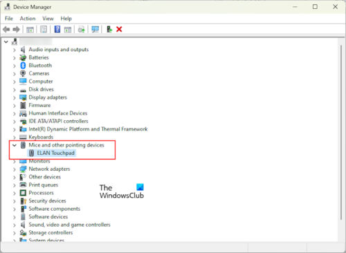 HP laptop Touchpad not working on Windows 11