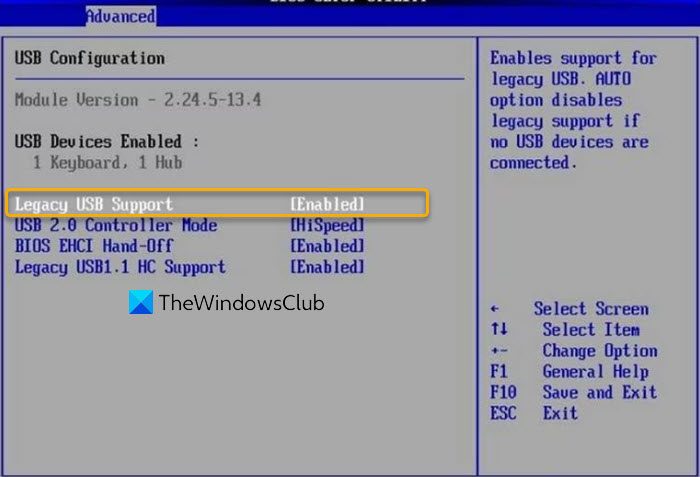 Error 0211: Keyboard not found on Windows computer