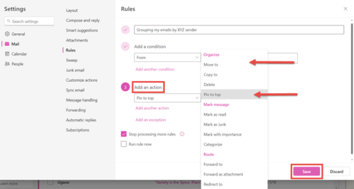 How to sort emails in Outlook by Sender, Subject, Date, Category