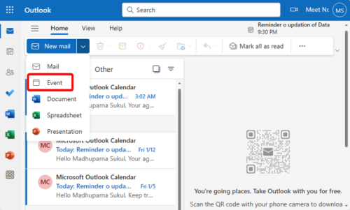 How to schedule a Teams meeting in Outlook