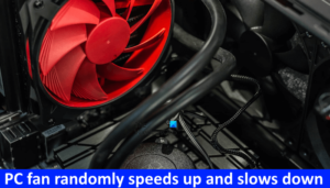 PC fan randomly speeds up and slows down or stops