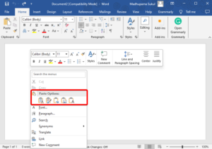 How to duplicate a Page in Word