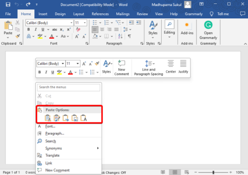 How to duplicate a Page in Word
