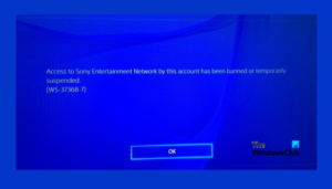 PlayStation Network sign-in failed but internet connection succeeded