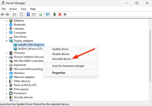 Computer screen goes Black and White when HDMI plugged in