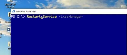 How To Restart Wsl Using Powershell Cmd Task Manager