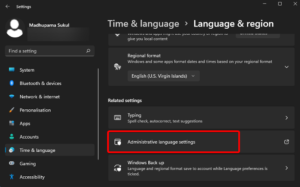 How to change Language on Lock screen in Windows 11/10