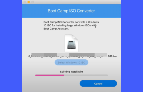 The Windows ISO file is too large Bootcamp error [Fix]