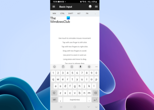 How to use Phone as a Keyboard on Windows PC