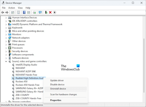 Install Realtek HD Audio Driver Failure, Error 0x00005b3