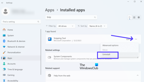 Snipping Tool screen recorder No sound problem in Windows 11