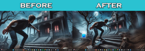 How to create a Desktop Background using AI