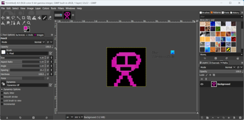 How to create Pixel Art in GIMP