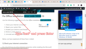 How to Search Text across All Tabs in Chrome and Edge