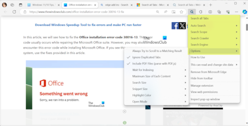 How to Search Text across All Tabs in Chrome and Edge