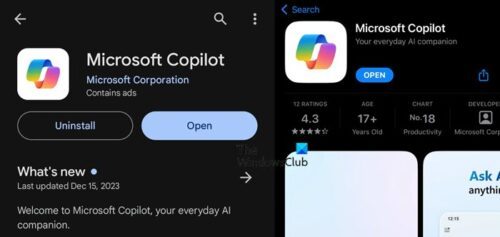 How do I use Copilot on Android or iPhone?