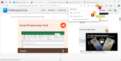 How to Search Text across All Tabs in Chrome and Edge