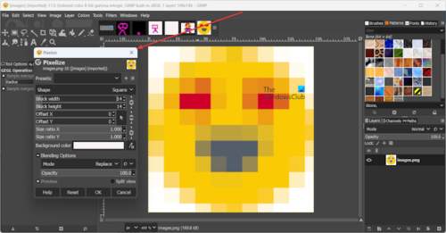 How to create Pixel Art in GIMP