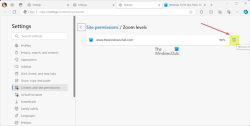 How to set the default Zoom level in Microsoft Edge