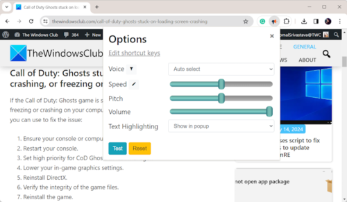 How to get Chrome to Read Text Aloud on PC or Phone
