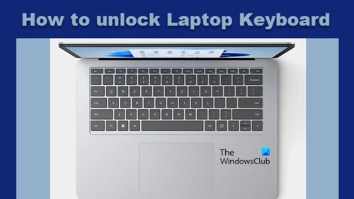 Laptop Keyboard is locked; How to unlock a Locked Keyboard