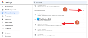 How to stop Chrome from blocking downloads in Windows 11