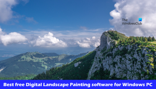 Best free Digital Landscape Painting software for Windows PC