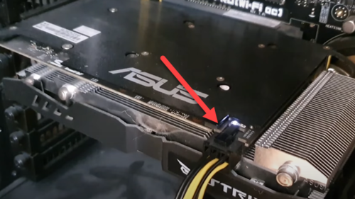 Please power down and connect the PCIe Power Cables for Graphics Card