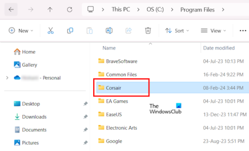 How to completely uninstall Corsair iCUE on Windows 11/10