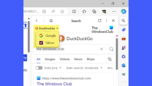 How to use multiple Search Engines at same time in Edge