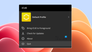 Corsair iCUE component high CPU, GPU and RAM usage