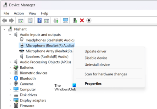 Clicking sound or popping noise from microphone on PC