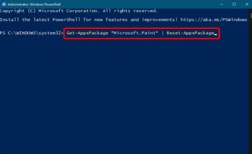 MS Paint not working in Windows 11/10