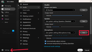 Webex Microphone is not working on Windows 11/10