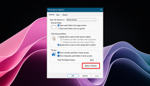 Desktop Refresh option not working in Windows 11